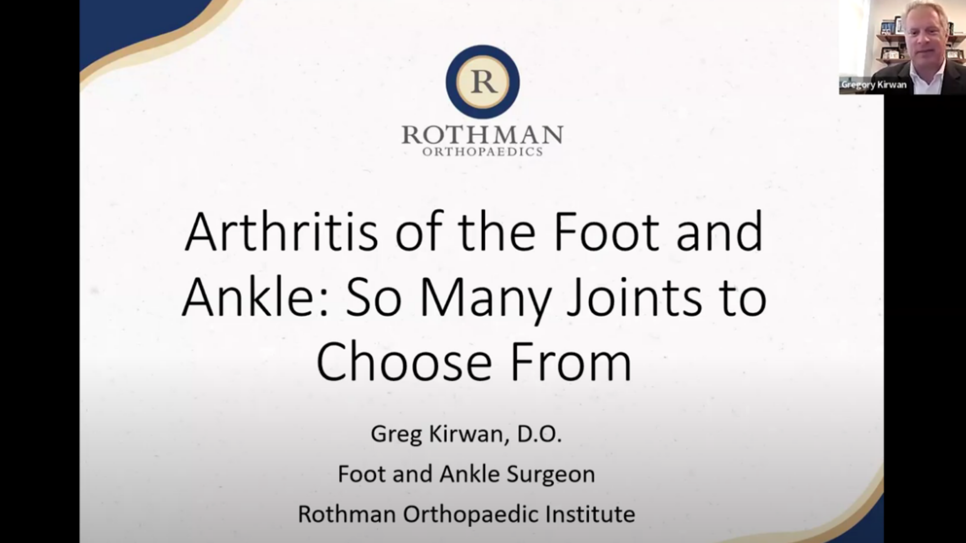Gregory W. Kirwan, DO - Rothman Orthopaedics